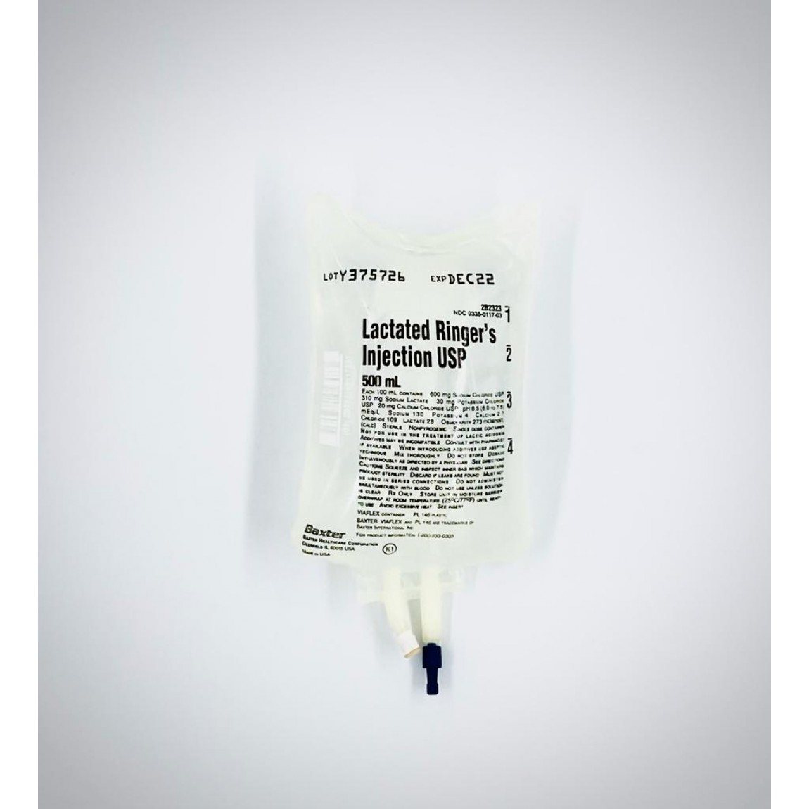 Lactated Ringer's injection USP 500ml